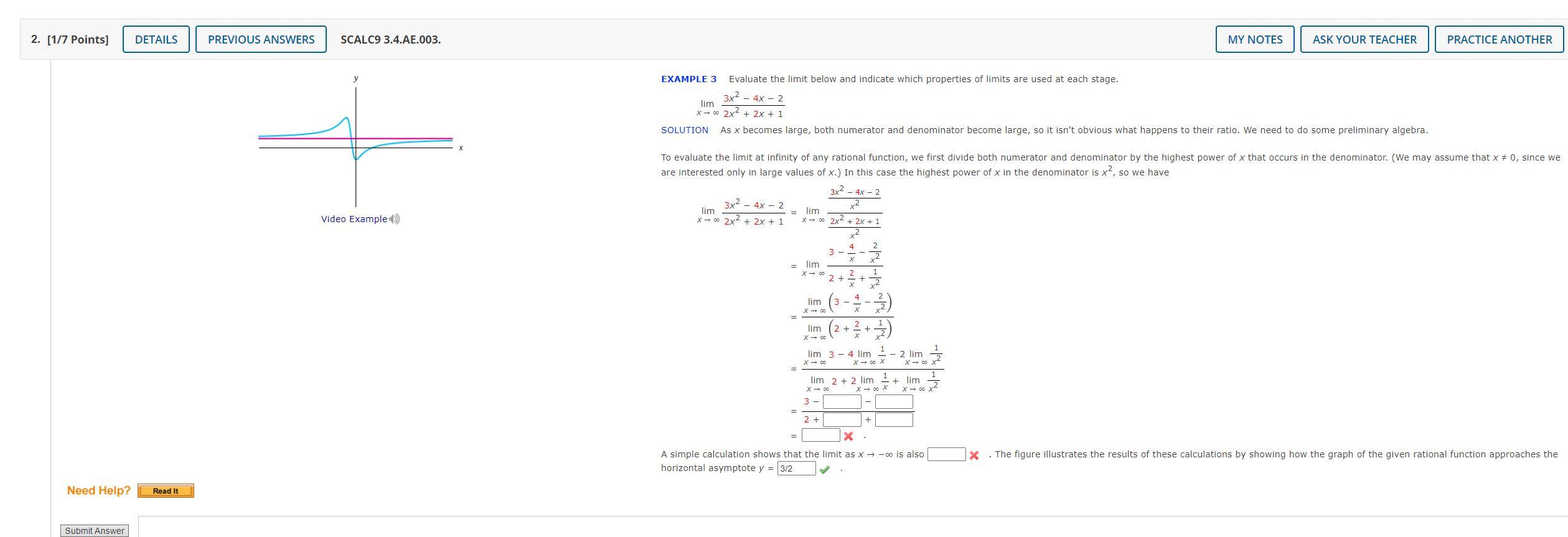 Solved 2. [1/7 Points] DETAILS PREVIOUS ANSWERS SCALC9 | Chegg.com