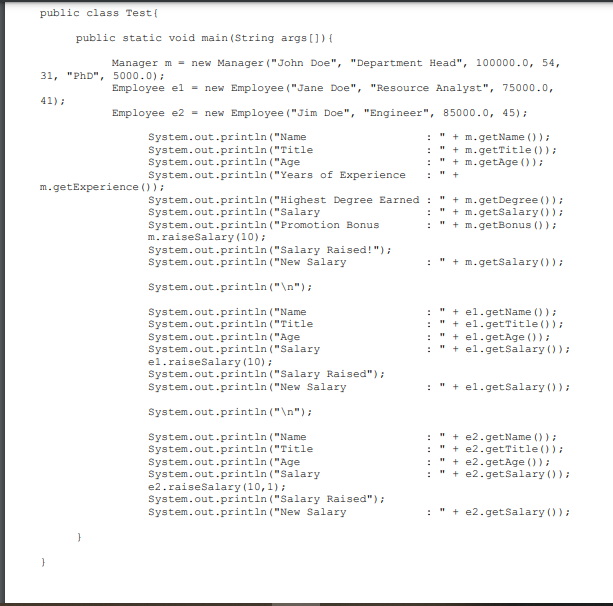 Solved APPENDIX Traits.java public interface Traits public | Chegg.com