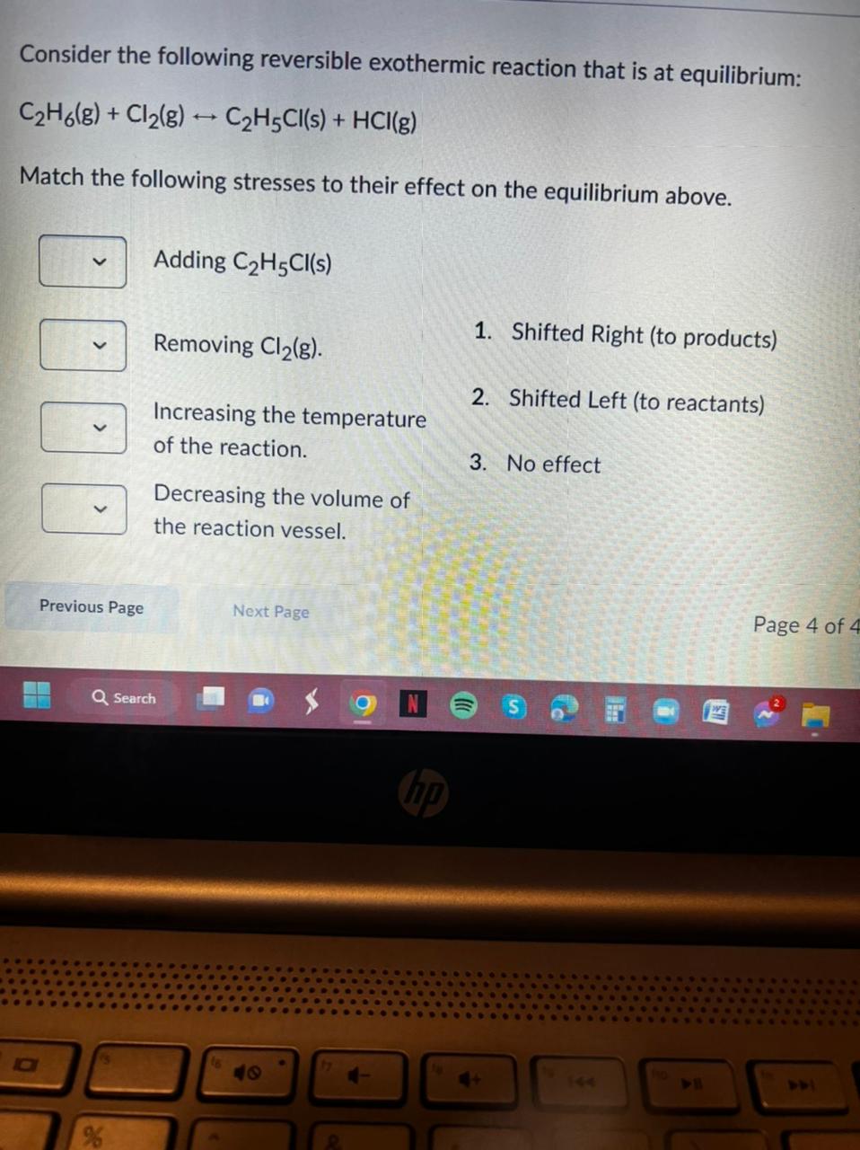 Solved Consider the following reversible exothermic reaction | Chegg.com