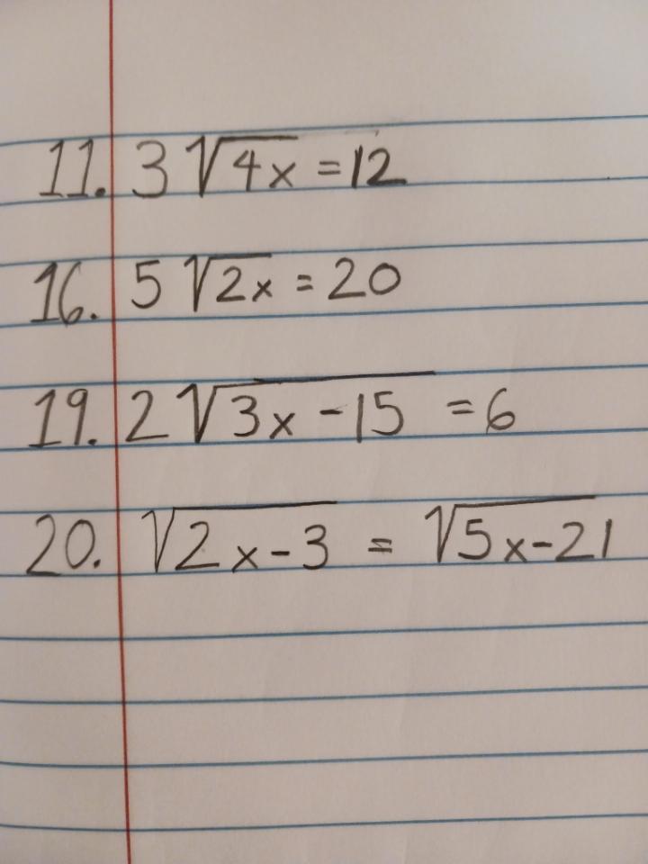 Solved 34x=1252x=2023x−15=62x−3=5x−21 | Chegg.com