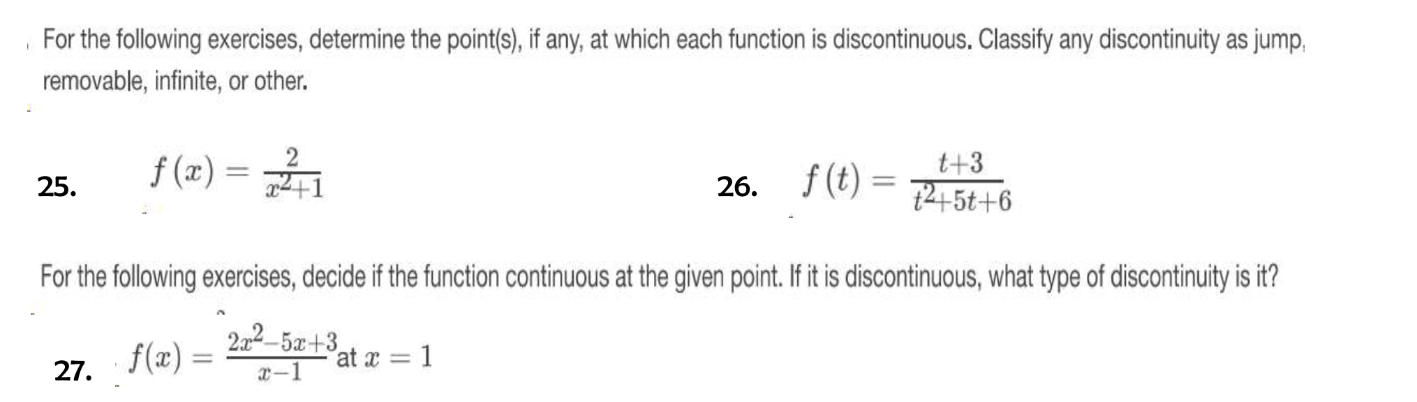 Solved For the following exercises, determine the point(s), | Chegg.com