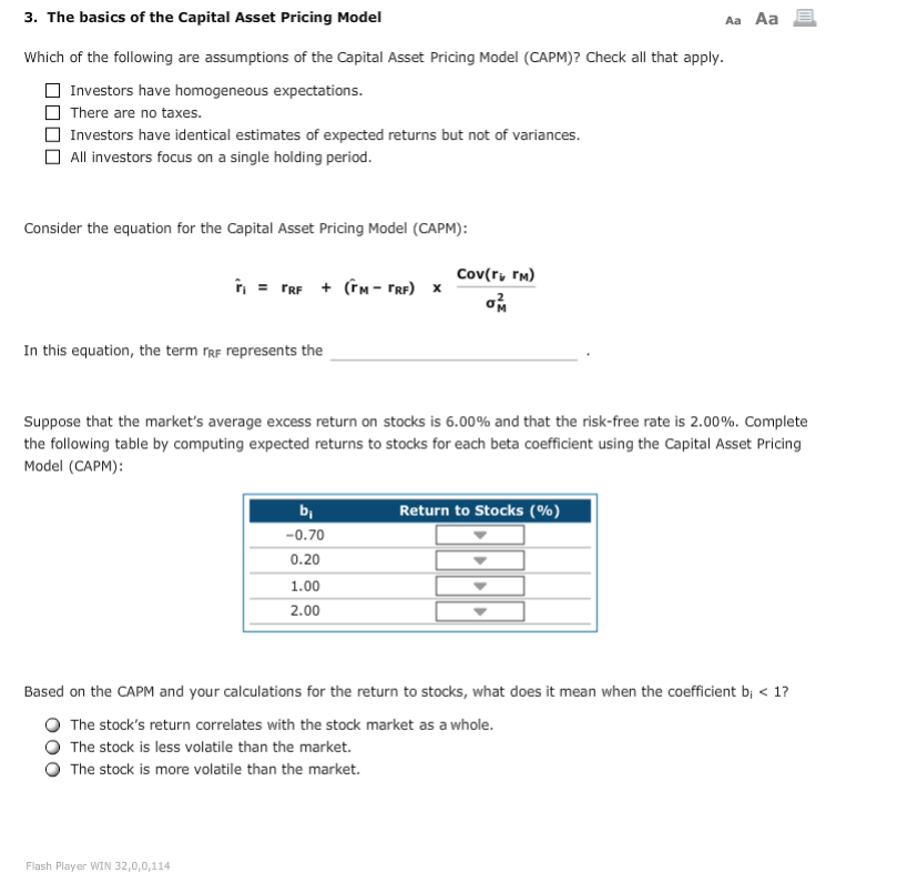 Capital asset pricing model calculator - securebillo