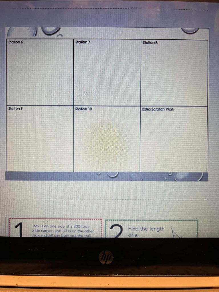 Laws of Sines and Cosines Stations | Chegg.com