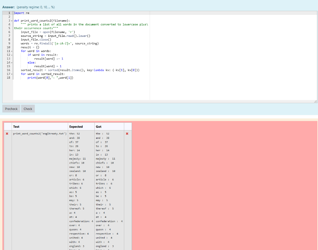 Solved Write a function print_word_count=2(filename) that | Chegg.com