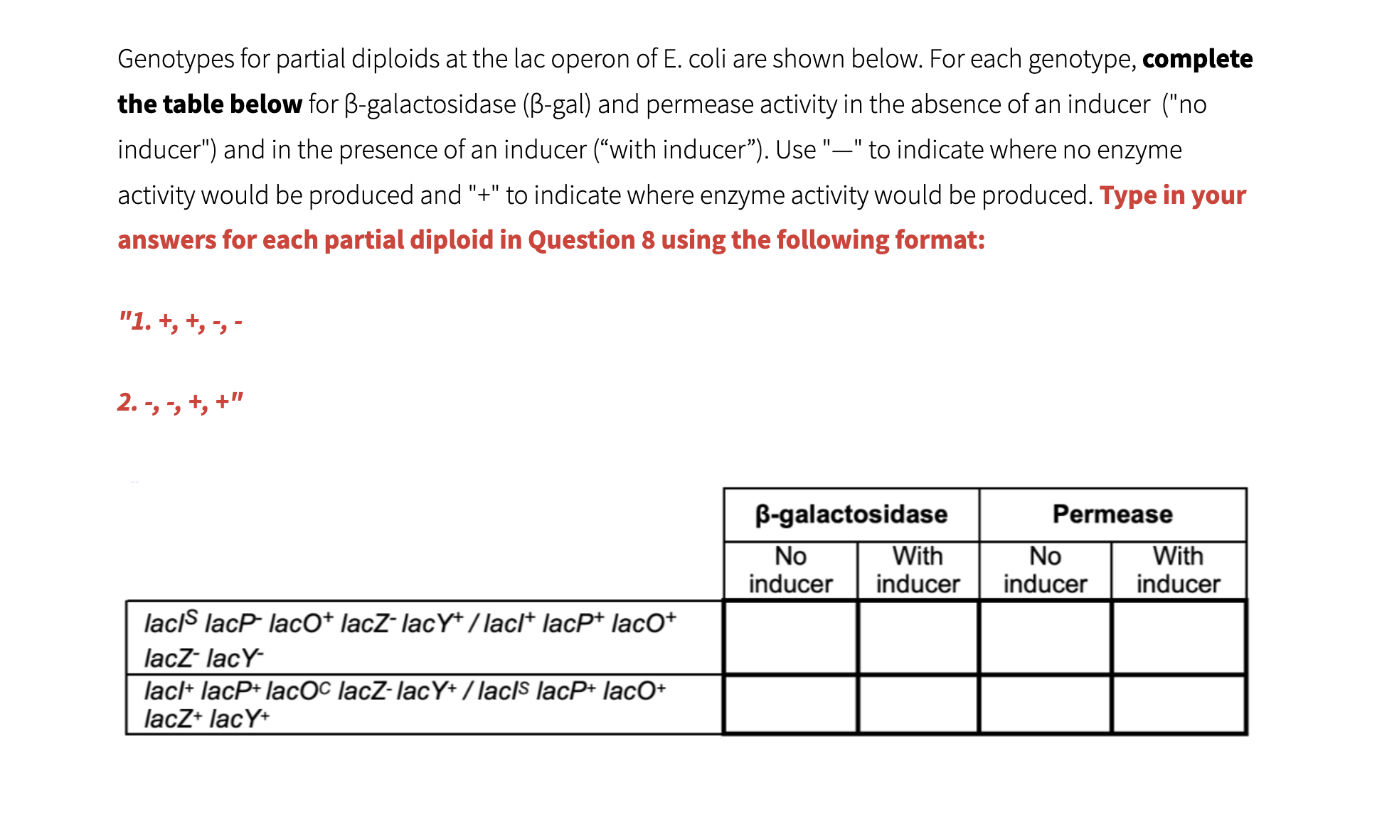Solved The lac Operon-The regulatory and structural | Chegg.com