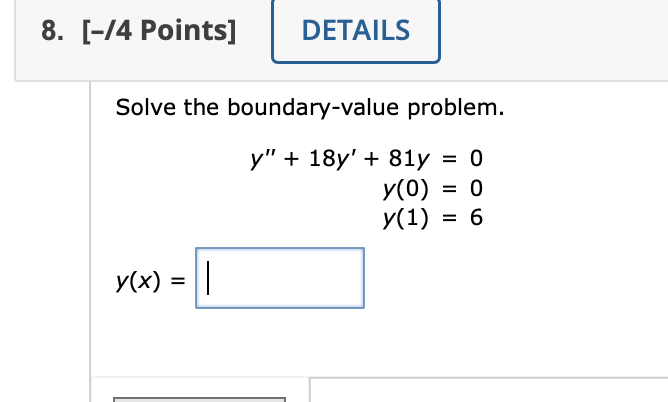 Solved Solve the boundary-value problem. | Chegg.com