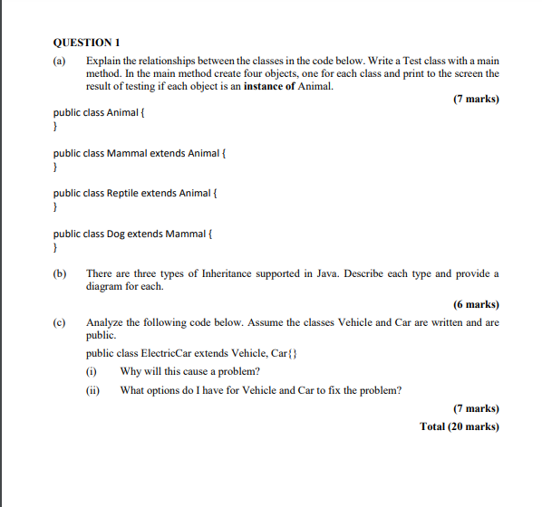 Solved QUESTION 1 (a) Explain the relationships between the | Chegg.com