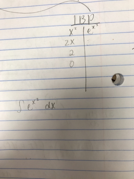 Solved integral e^x^3 dx | Chegg.com
