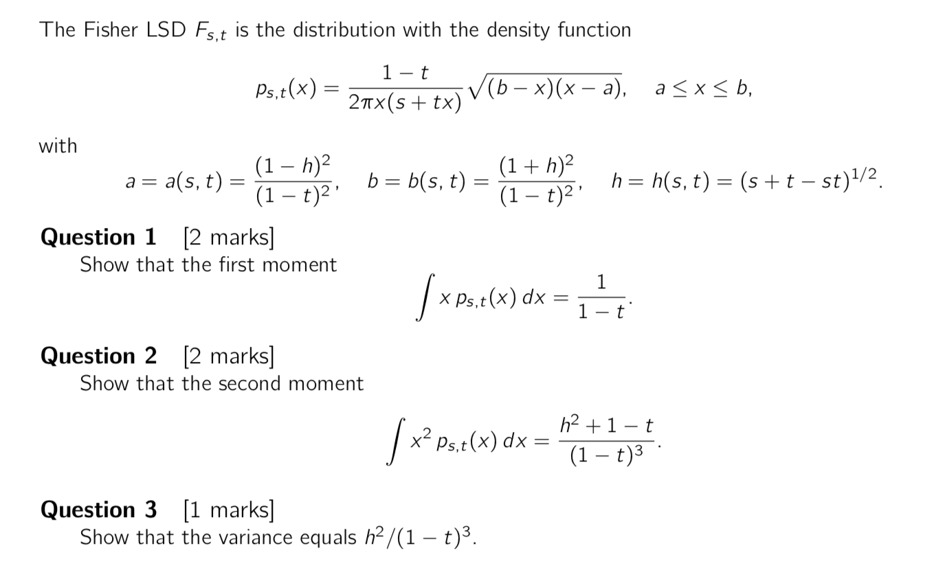 Solved The Fisher LSD Fst is the distribution with the | Chegg.com