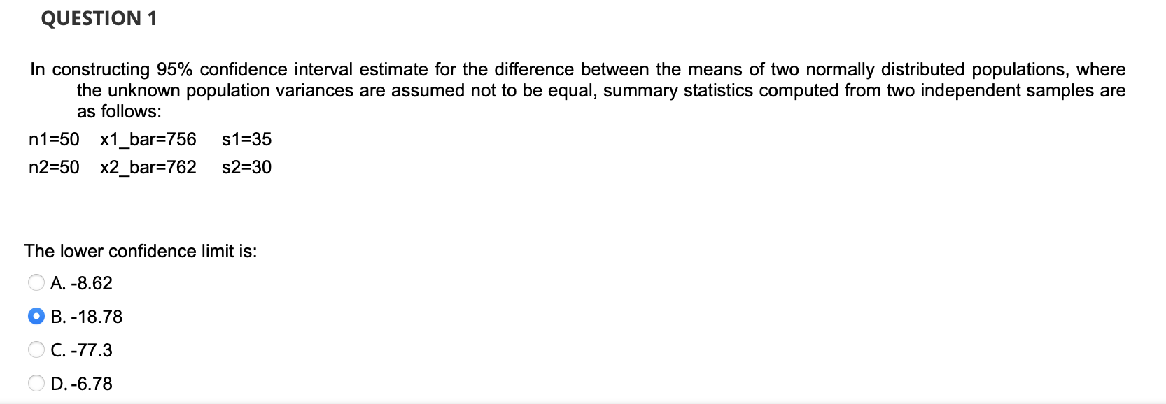 In constructing 95% confidence interval estimate for | Chegg.com