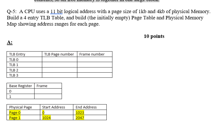 Solved Q-6: Given the above as a starting point, for the | Chegg.com