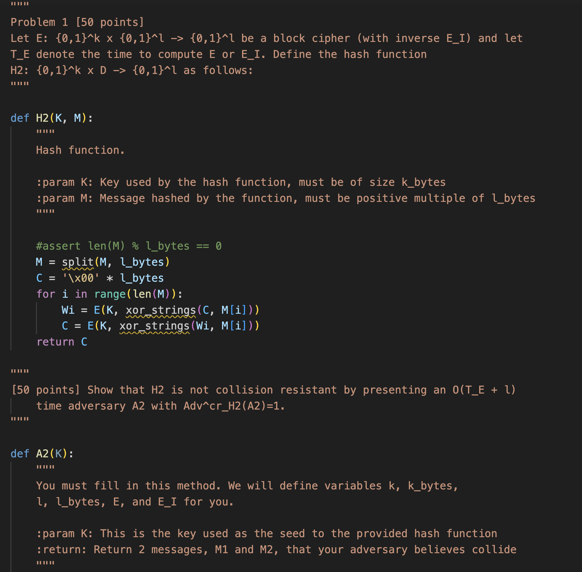 Solved וIו Problem 1 [50 points] Let | Chegg.com