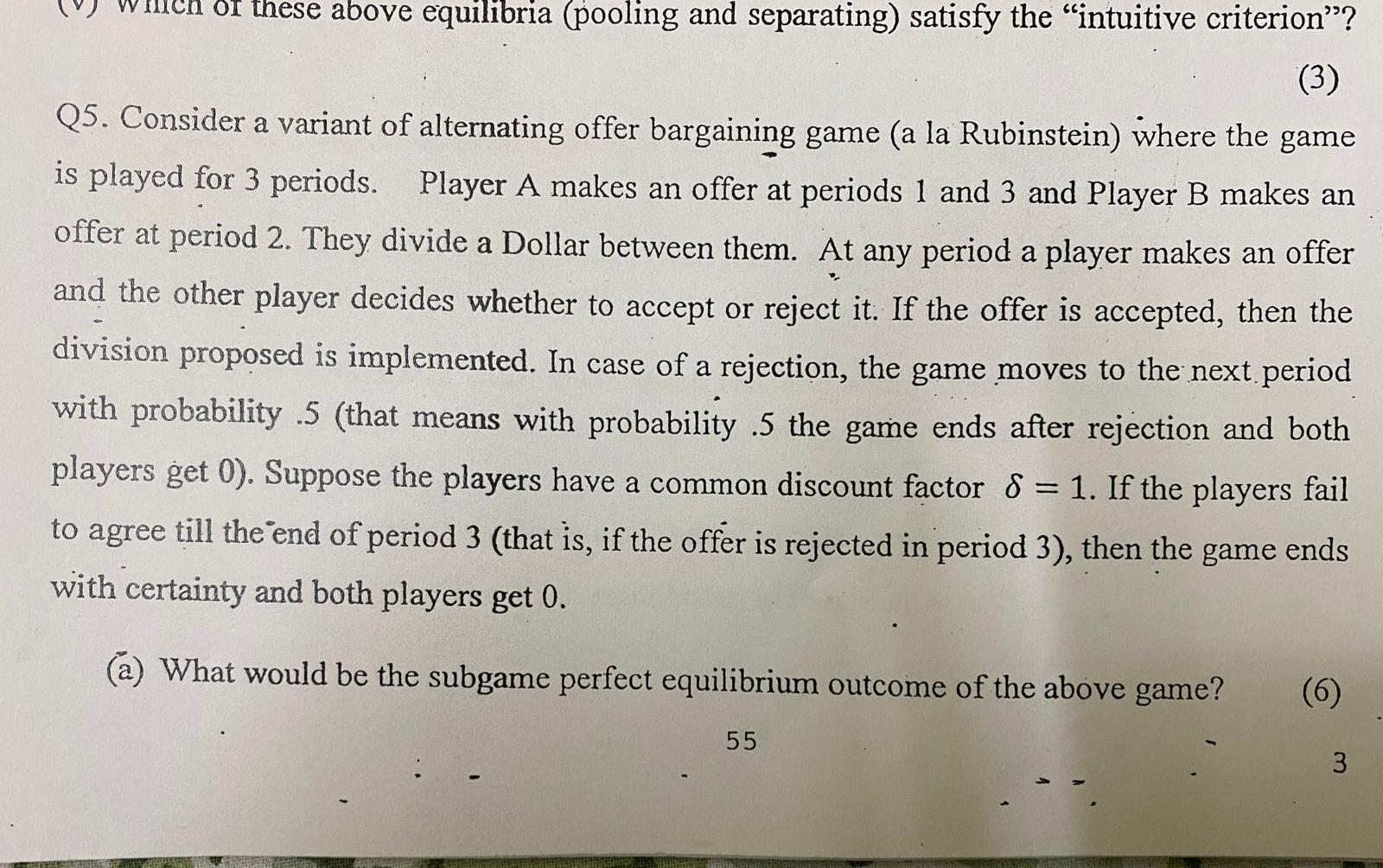 Solved ich of these above equilibria (pooling and | Chegg.com