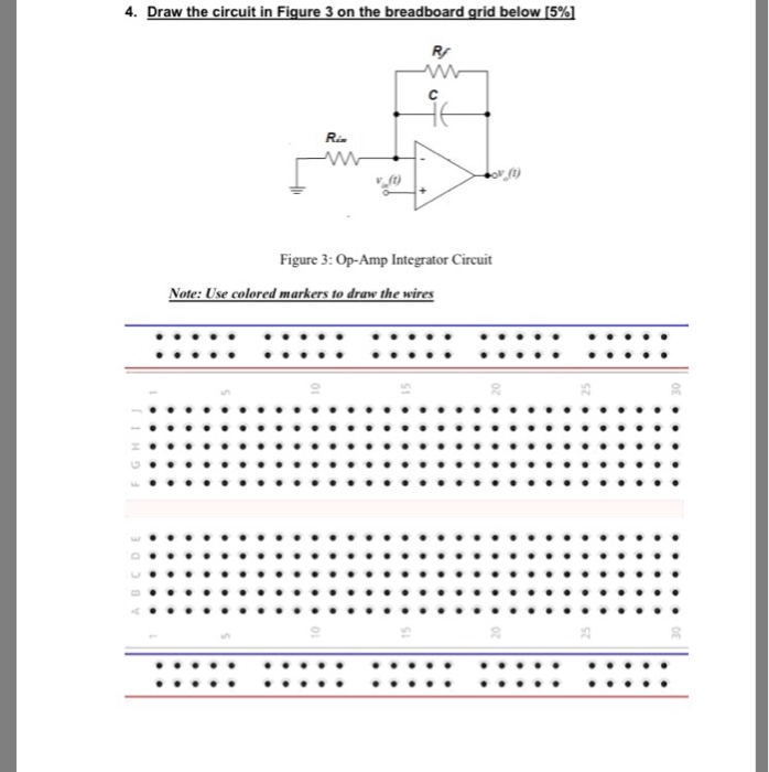 3, Step response of the Om-amp integrator using | Chegg.com