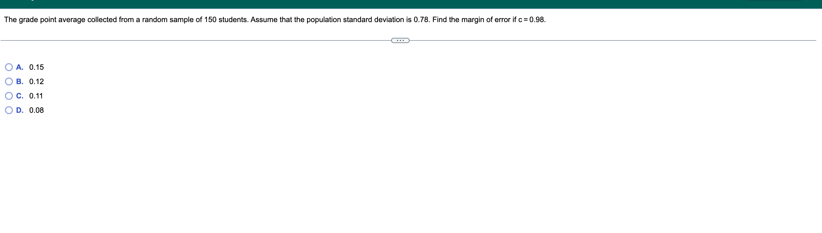 Solved The grade point average collected from a random | Chegg.com