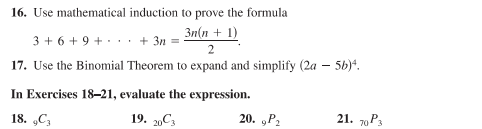 Solved 16. Use mathematical induction to prove the formula | Chegg.com