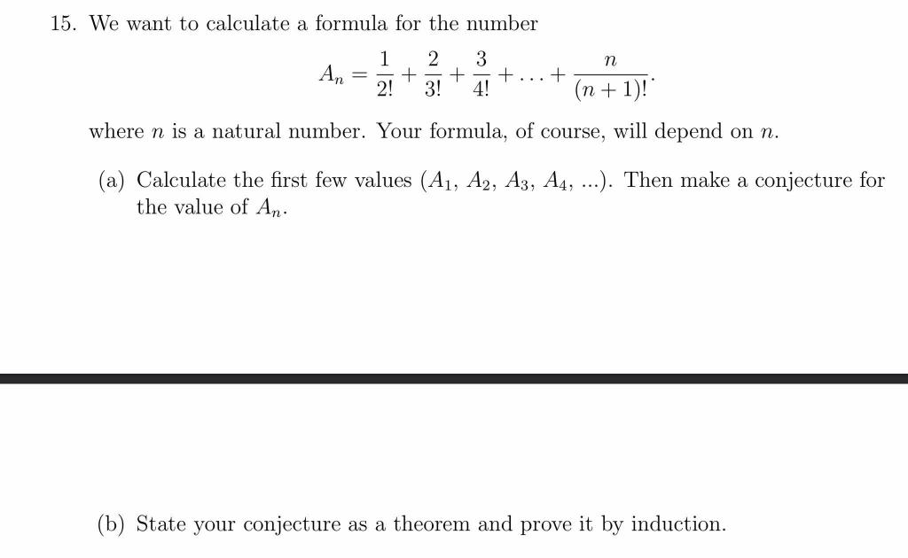 Solved b) State your conjecture as a theorem and prove it by | Chegg.com
