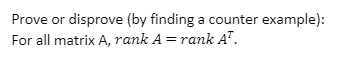Solved Prove or disprove (by finding a counter example): For | Chegg.com