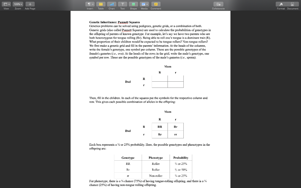 126% + Zoom Add Page T Text View Insert Table Chart | Chegg.com