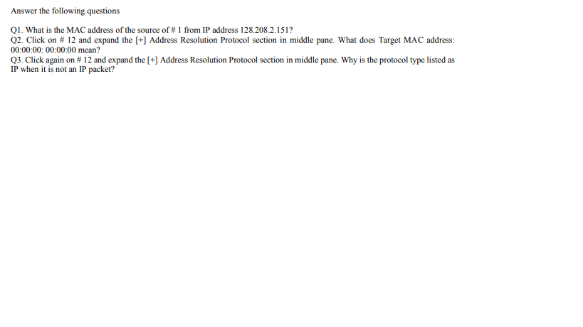 Solved Answer the following questions Q1. What is the MAC | Chegg.com