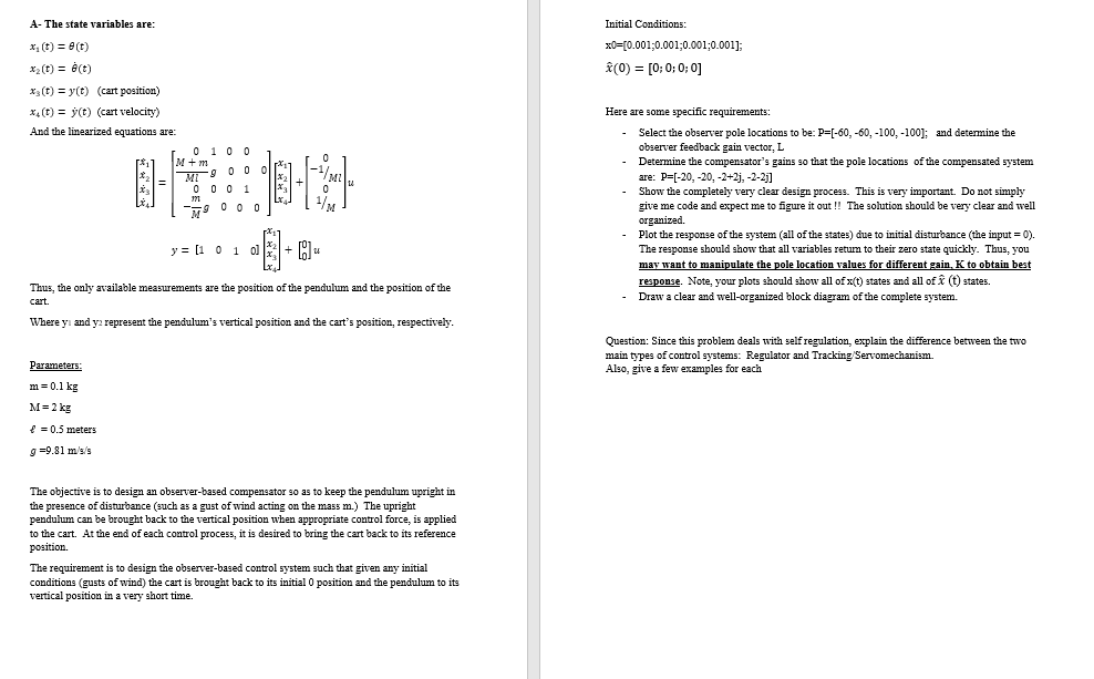 Solved Using Matlab Please Produce The Code And Output For 