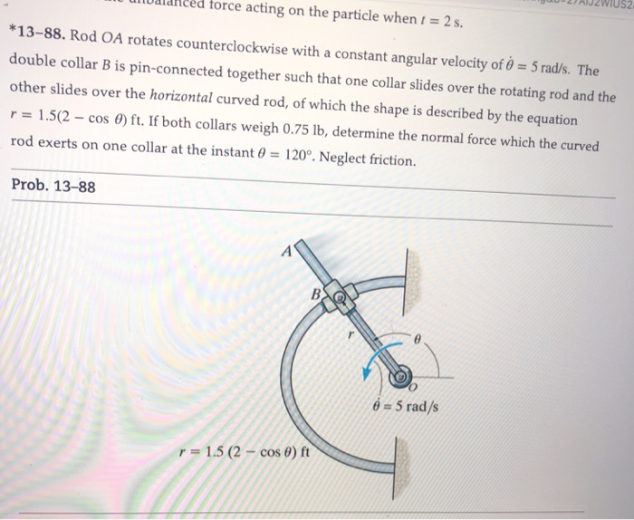 Solved Please explain the FBD and how you get all the angles | Chegg.com