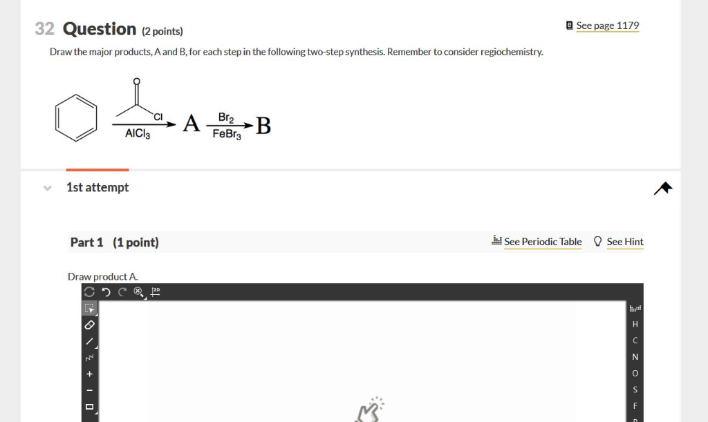 Solved Draw the major products, A and B, for each step in | Chegg.com