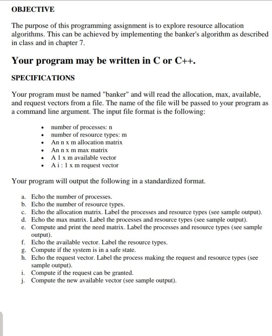 ОВJЕСTIVE The purpose of this programming assignment | Chegg.com