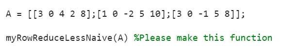 Solved Matlab Question: Please produce a new function: | Chegg.com
