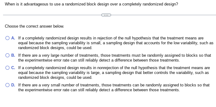 Solved Choose the correct answer below. A. If a completely | Chegg.com