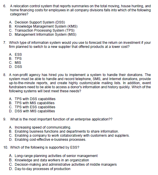 Solved 6. A relocation control system that reports summaries | Chegg.com