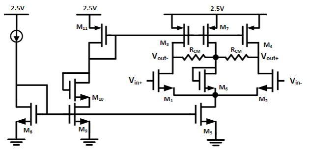 With the given schematic, design the diff-pair [size | Chegg.com