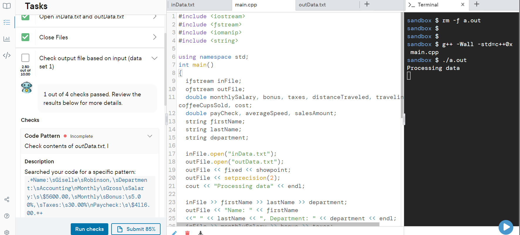 Solved Consider the following incomplete C++ | Chegg.com