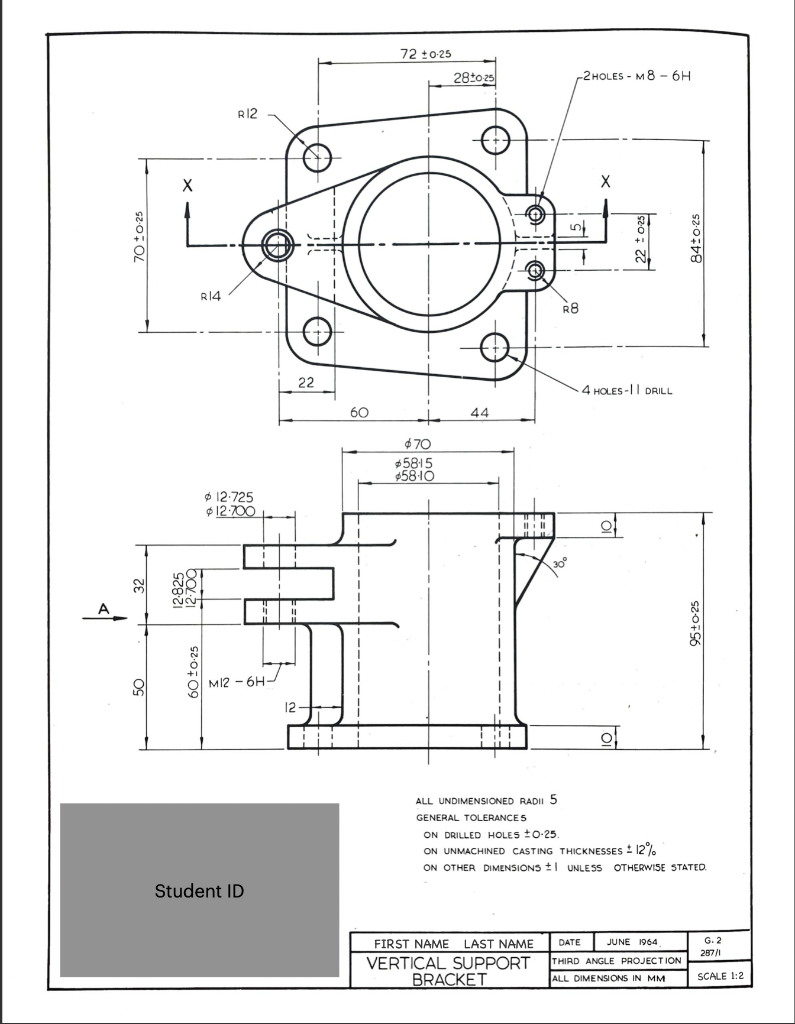 Solved Using a pencil, ruler, and 8.5” x 11” (size A4) blank | Chegg.com