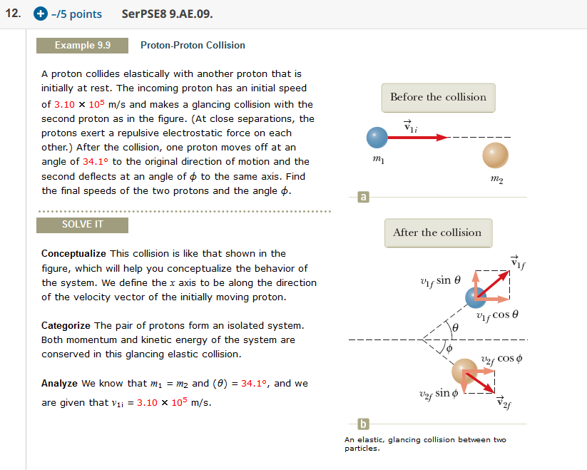 Solved 12. -/5 points SerPSE8 9.AE.09. Example 9.9 | Chegg.com