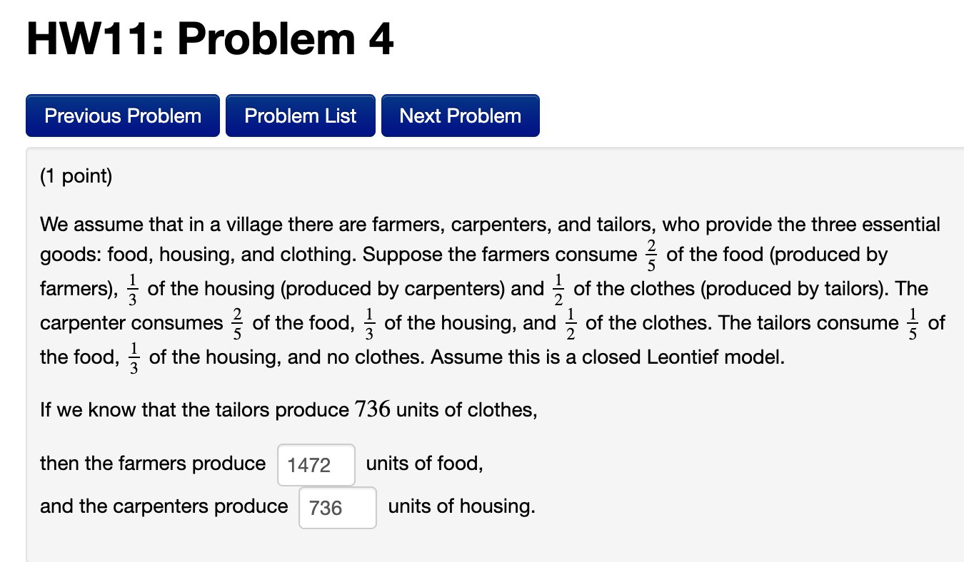 Solved HW11: Problem 4 Previous Problem Problem List Next | Chegg.com