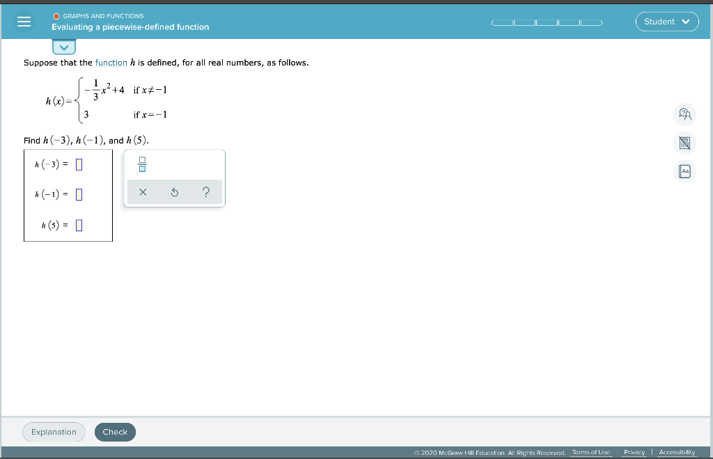 Solved OGRAPHS AND FUNCTIONS Evaluating a piecewise-defined | Chegg.com