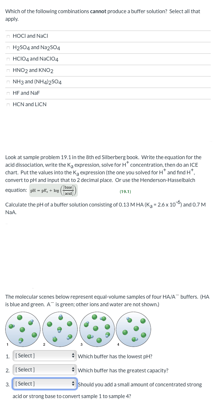 Solved Which of the following combinations cannot produce a | Chegg.com
