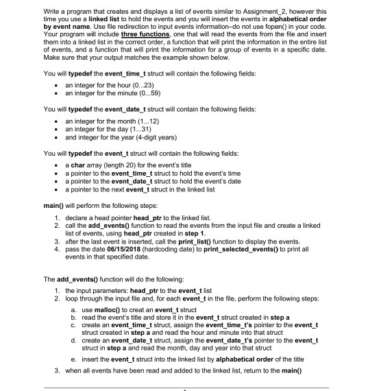 Solved Write a program that creates and displays a list of | Chegg.com