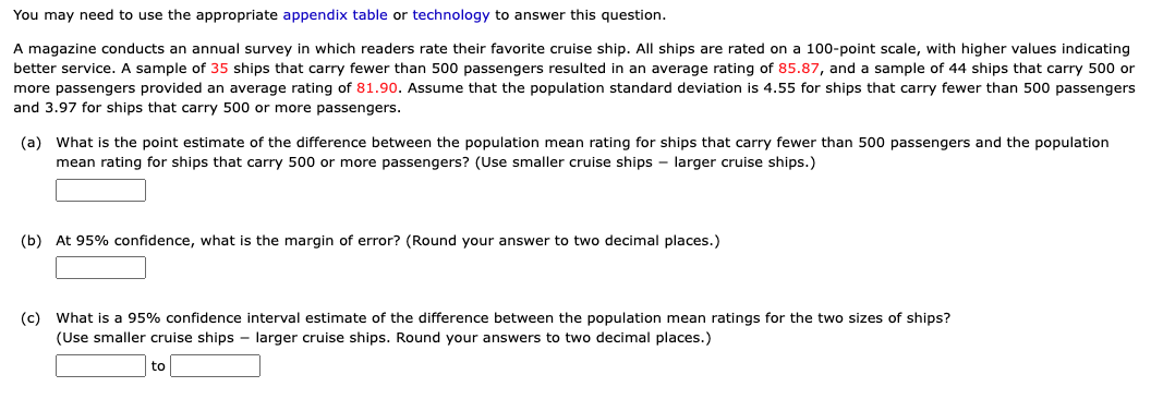 Solved You may need to use the appropriate appendix table or | Chegg.com