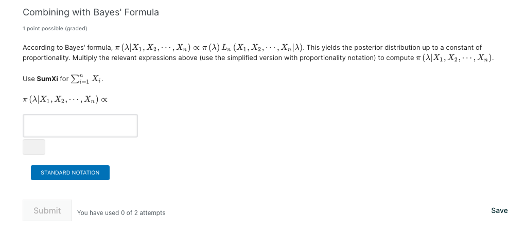 Solved Combining with Bayes' Formula 1 point possible | Chegg.com