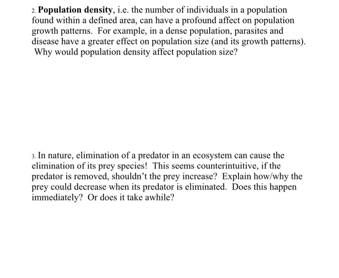 Population Density Example
