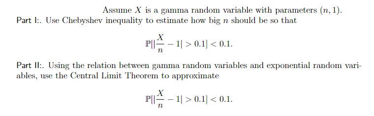 Solved Assume X is a gamma random variable with parameters | Chegg.com