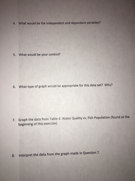 Solved Exercise 1: Data Interpretation Dissolved oxygen is | Chegg.com