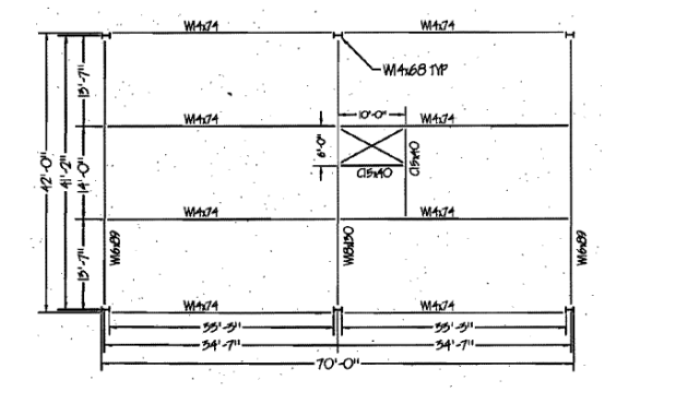 Solved Prepare a structural steel materials list for the | Chegg.com