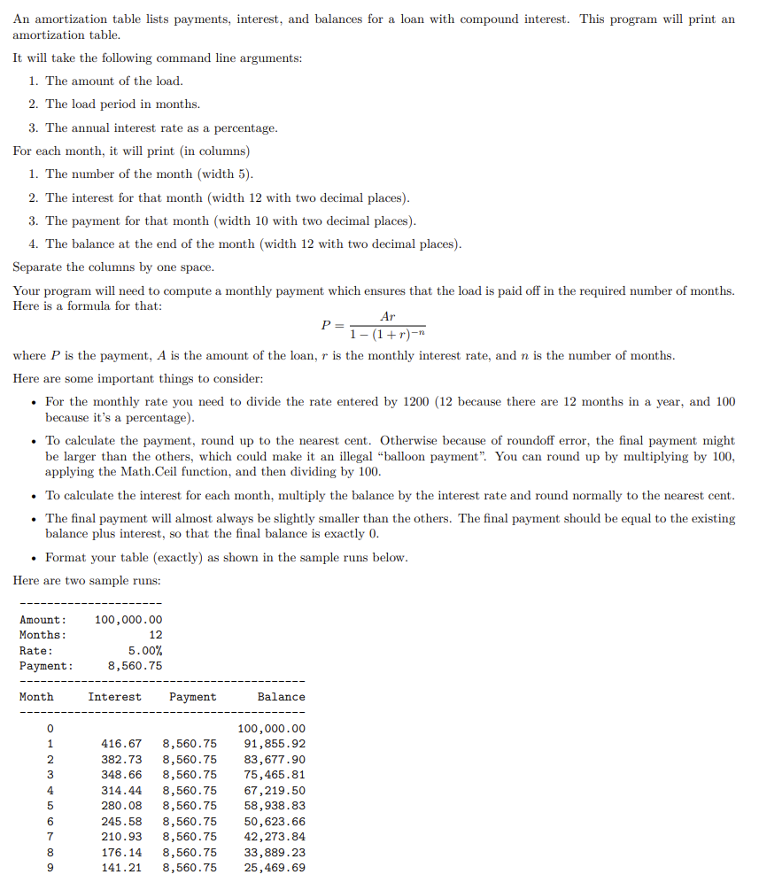Solved An amortization table lists payments, interest, and | Chegg.com
