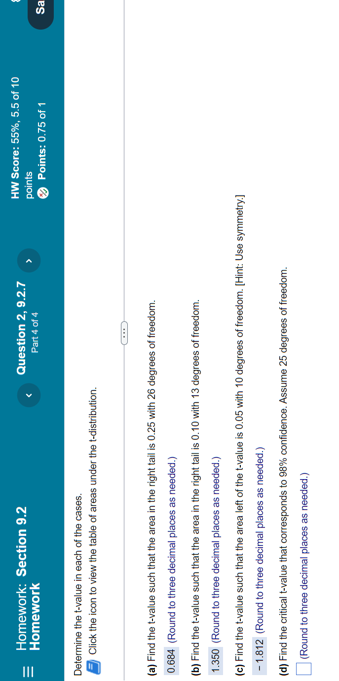 Solved Homework Section 9 2 Homework Question 7 9 2 30 Hw