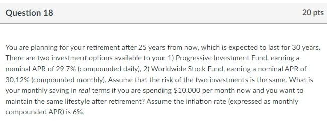 You are planning for your retirement after 25 years | Chegg.com