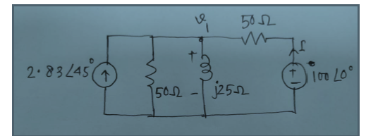 Calculate the current supplied to the voltage source | Chegg.com