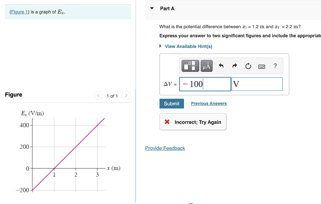 Solved (Figure 1) is a graph of Ex. Part A What is the | Chegg.com